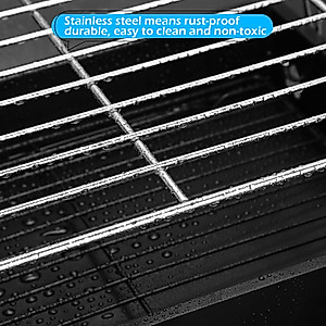 Camping Grill, Grills for Camping Folding & Lightweight Steel Mesh Barbecue Grill Tool, Portable Camping Grill for Outdoor Camping, Cooking, Hiking, Tailgating, Backpacking & Party