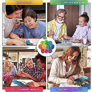 SOTYIOO Paint by Numbers for Adults, Thanksgiving Paint by Numbers for Adults Beginner Drawing Paintwork with Paintbrushes On Canvas Wrinkle-Free Canvas Acrylic Pigment Oil Paint (Fall 16x20inch)