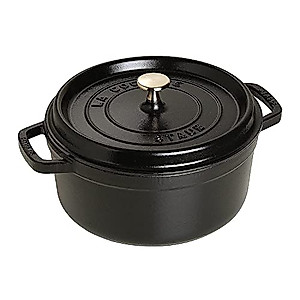 Staub Round Dutch Oven 4-Quart Matte Black