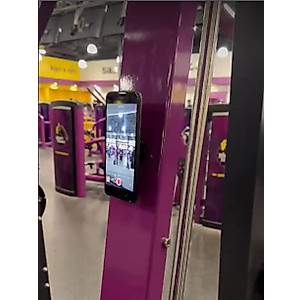 No Bull Lifting Magnetic Phone Mount and Holder for Cars and Metal Surfaces - Gym Phone Holder - Mount and Holder for Recording and Videos - Two Way Magnet Phone Mount and Holder