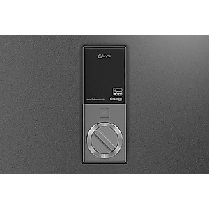 KeyWe Smart Lock,Bluetooth and Z-Wave Plus Enabled,Compatible with Alexa,Works with Smartthings,Gray,Ansi Grade 2 Deadbolt Included