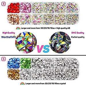 Hotfix Rhinestones Applicator with Large Rinestones Set, Flatback Pearls for Crafts Clothes Shoes, Bedazzler Kit with Rhinestones Hot Fixed Applicator Hot Fix Tool Badazzle Templates Crystal Bedazzle