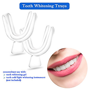 4pcs/Set Thermoform Moldable Dental Mouth Guard Teeth Protector, Whitening Kits Teeth Trays Dental Braces, Whitener Mouth Guard Oral Care Hygiene Bleaching Tooth Tool