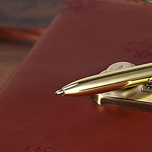 NUOBESTY Signing Pen with Plated Metal Love Holder for Wedding Engagement Party Guestbook Table Decor Golden