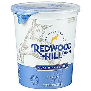 Redwood Hill Goat Milk Yogurt, Plain, 32 oz