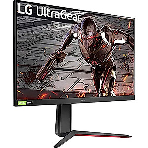 LG 32GN550-B 32 Inch Ultragear VA Gaming Monitor with 165Hz Refresh Rate/FHD (1920 x 1080) with HDR10 / 1ms Response Time with MBR and Compatible with NVIDIA G-SYNC and AMD FreeSync Premium (Renewed)
