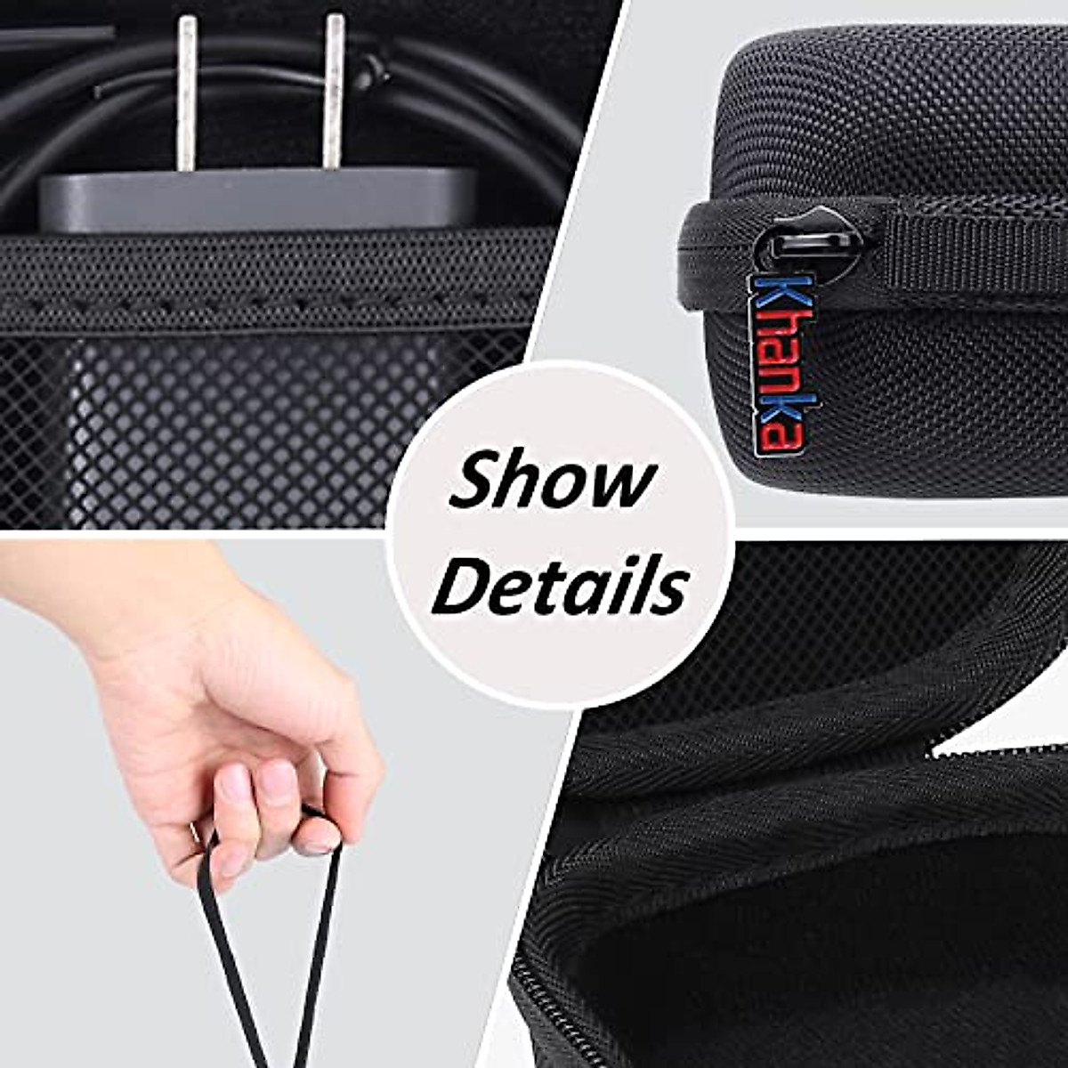 Khanka Hard Travel Case Replacement for UCOMX Nano 3 in 1 Wireless Charger,Magnetic Foldable Charging Station, Case Only