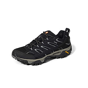 Merrell Men's Low Rise Hiking Boots, Black Black, 10.5