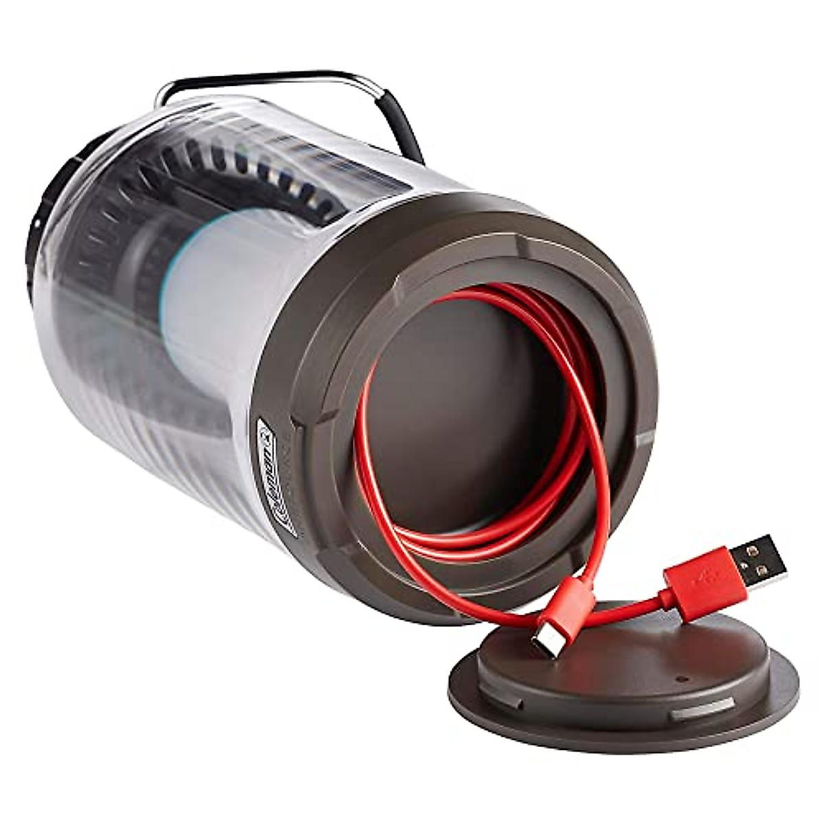 Coleman OneSource 1000 Lumens Water Resistant LED Outdoor Camping Lantern w/Rechargeable Battery, USB Port for Devices, & Internal Flashlight (2 Pack)