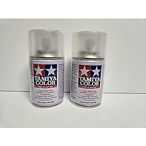 2 PACK COMPATIBLE WITH Tamiya America Spray Lacquer TS-80 Flat Clear TAM85080 Lacquer ts80 100ML INCLUDES CHICAGOLAND RC COUPON