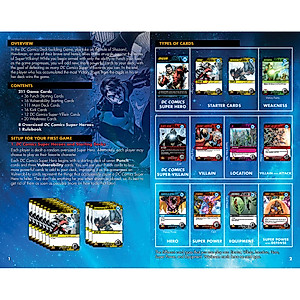 DC Deck-Building Game: Heroes Unite- Play as Hawkman, Nightwing,and Bat Girl from the DC Multiverse- Super Hero Board Game- For 2 to 5 Players - Ages 15+