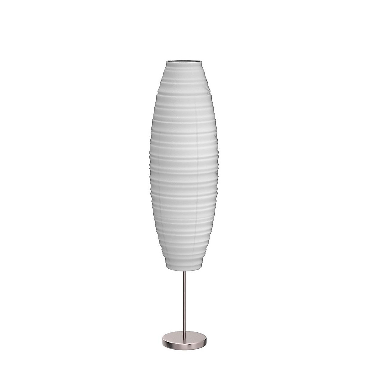 LIGHTACCENTS Diploma Paper Floor Lamp Set of 2 Paper Lamps - Rice Paper Floor Lamps - Paper Floor Lamps for Living Room Fits in Modern Room Decor 50 Inches Tall (Set of 2)