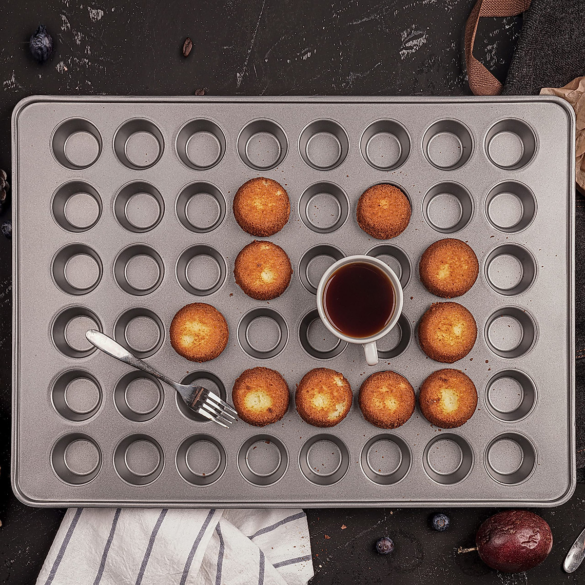 Celebrate It 4 Pack: Non-Stick 48-Cavity Mini Muffin Pan