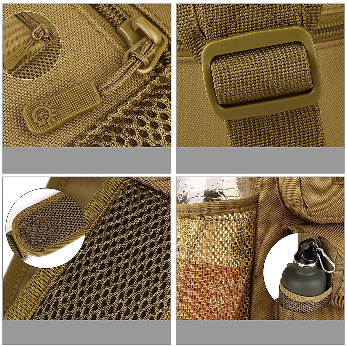 CamGo Tactical Chest Sling Bag One Strap Crossbody Daypack Mini Shoulder Backpack for Sport Daily Use