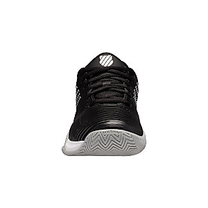 K-Swiss Women's Hypercourt Supreme Tennis Shoe, Black/White/Highrise, 7 M