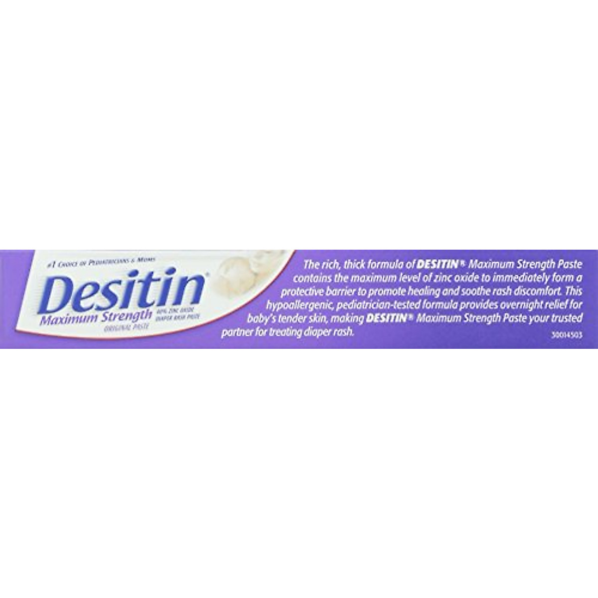 Desitin Maximum Strength Baby Diaper Rash Cream with 40% Zinc Oxide, Travel Size, 1 oz (Pack of 6)