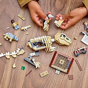 LEGO Jurassic World T. rex Dinosaur Fossil Exhibition 76940 Building Kit; Cool Toy Playset for Kids; New 2021 (198 Pieces)