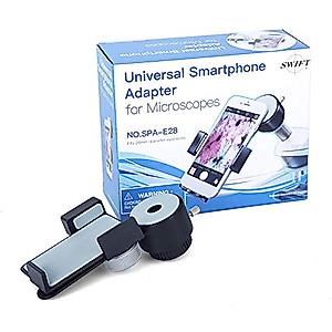 Swift Microscope Lens Adapter,Smartphone Camera Adapter Mount, Microscope Accessory (Fits 28mm Eyepieces)