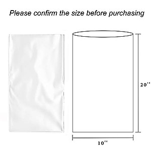 Cellophane Bags 10x20 Inches,20 Pcs Cellophane Gift Bags for Small Baskets, Mugs and Gifts