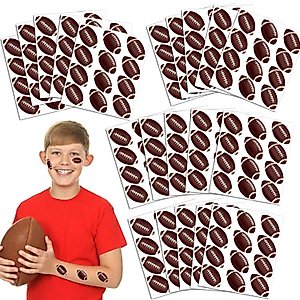 Football Temporary Tattoos Stickers,20 Sheets 240 Pieces Football Themed Tattoos Stickers Party Decoration Supplies Party favors for Kids Adults