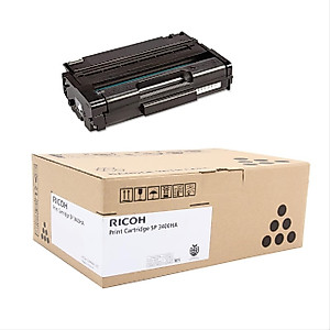 Ricoh 406465 Aficio SP 3400 3410 Toner Cartridge (Black) in Retail Packaging