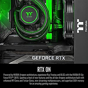 Thermaltake Reactor 370 Liquid-Cooled PC (AMD Ryzen 5 5600X, RTX 3070, 16GB RGB 3600Mhz DDR4 ToughRAM RGB Memory, 1TB Gen4 NVMe M.2, WiFi, Win 10 Home) Gaming Desktop Computer TW1B-B550-R37-LCS