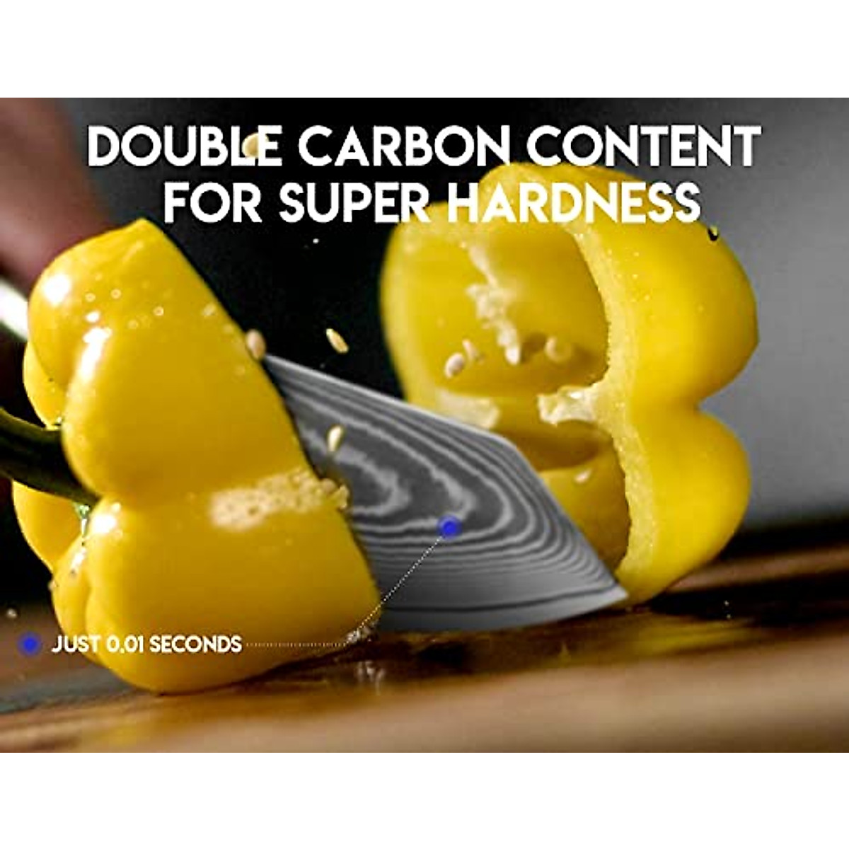 enowo Damascus Chef Knife 8 ", Kitchen Knife with VG-10 Stainless Steel, Japanese Kiritsuke knife with ergonomic G10 Handle Full Tang, Luxury Gift Box, Stain & Corrosion Resistant