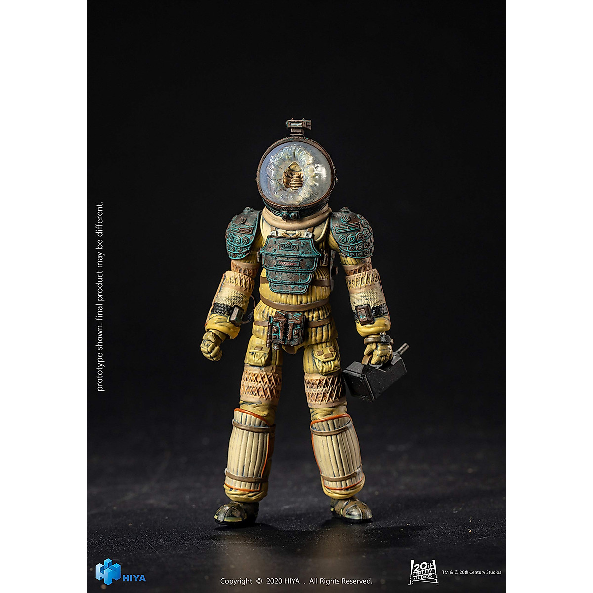 Hiya Toys Alien: Kane 1:18 Scale Action Figure, Multicolor
