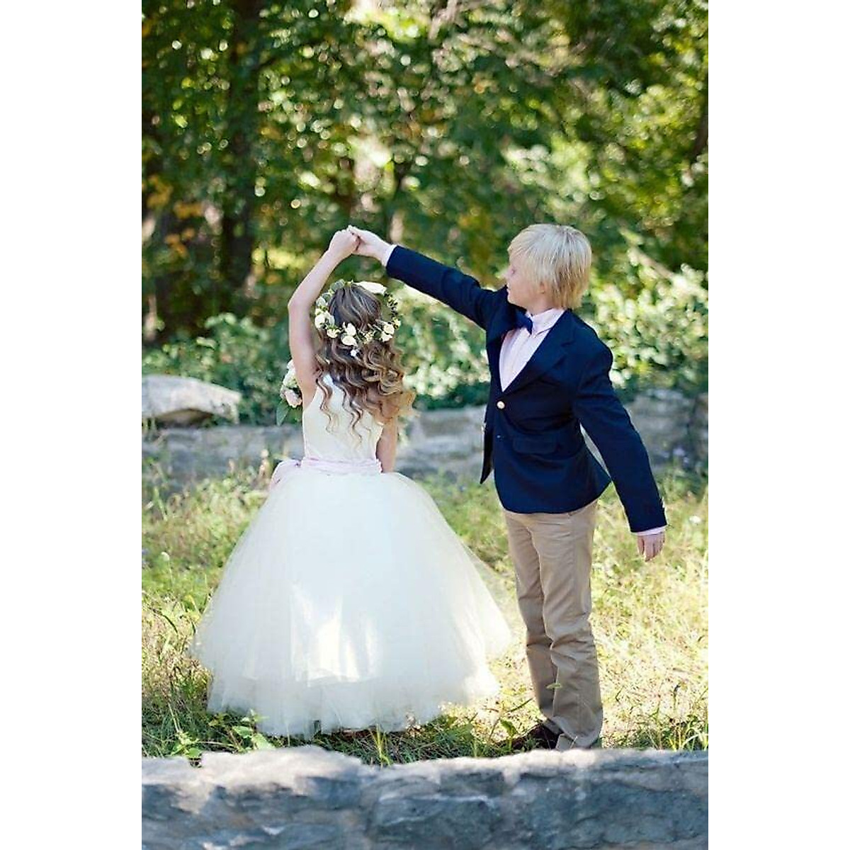 FIDDY898 Flower Crown Floral Wreath Headband Floral Crown Wedding Festivals Photo Props Headpiece F01