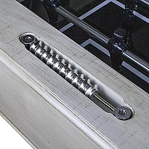 Hathaway Montecito 55-in Premium Competition Foosball Table, Arcade Table Soccer for Game Rooms, includes (2) Foosballs and - Driftwood