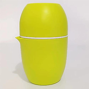 Lechin Hand Juicer - Citrus Juicer with Lemon Shape - Hand Lemon Juicer with Two Press Options for Different Fruits (Yellow)