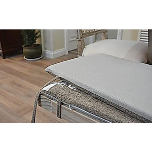 WanJing Memory Foam Bench or Porch Swing Cushion,Non-Slip Long Chair Backrest Fresco Settee Cushion,Garden & Deck Seating Pad,Indoor Sofa Couch Cushion Bay Window Seat Cushion, 36x14 Inch