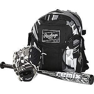 Rawlings | REMIX T-Ball & Youth Baseball Glove | Right Hand Throw | 9" | Black