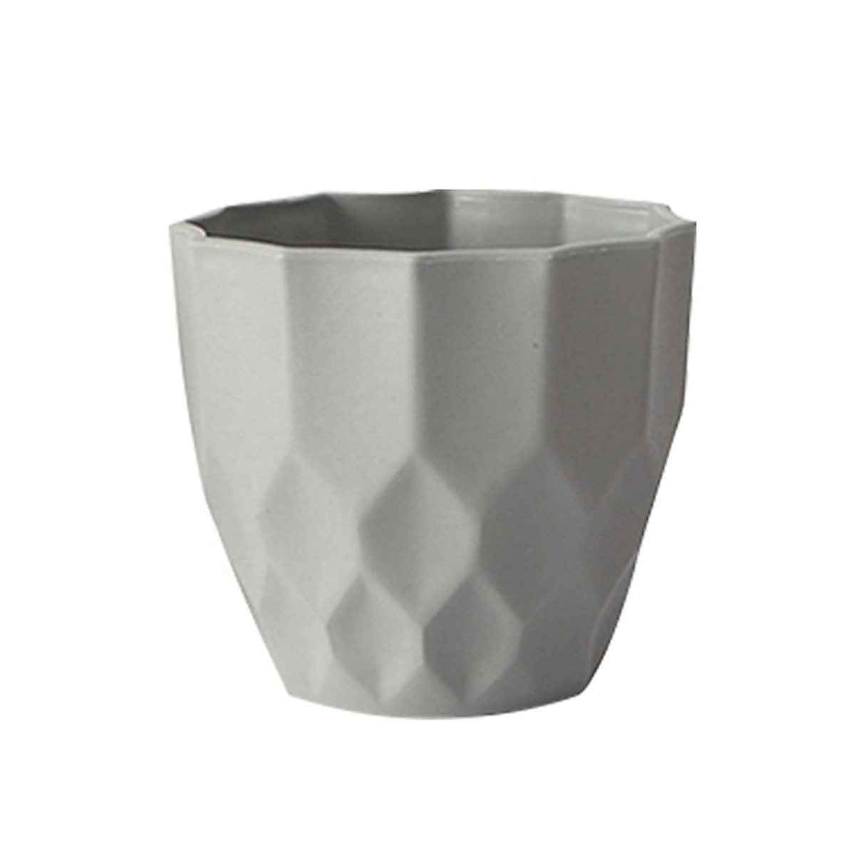 Bonsai Planter Decorative Small Lightweight Frosted Plastic Flower Pot Round Bottom Small Planter for Home Succulent Pot Simple