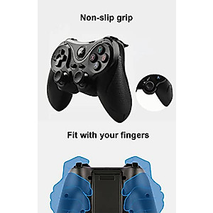 Android Game Controller Key Mapping Function Wireless Gaming Controller Gamepad for PUBG Mobile, Call of Duty Mobile, Android Phone/Tablet, Samsung, Redmi, Motorola, One+ - Not for iOS/PC (Black)
