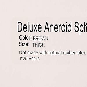McKesson LUMEON Deluxe Aneroid Sphygmomanometer, Blood Pressure with Cuff, Thigh, Brown, Adult Large, 1 Count