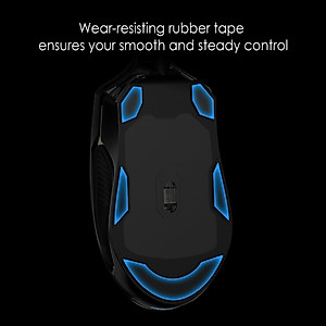 GameSir GM100 Gaming Mouse Wired Ergonomic Game USB Computer Mice RGB Gamer 6 Buttons Desktop Laptop PC Gaming Mouse