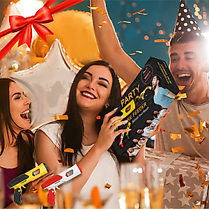 UNKENBO Alcohol Shot Gun - New Party Game or Toy for Champagne Beer and Novelty Alcohol Gifts Party Drinking Accessories for Adults (Royal Gold)