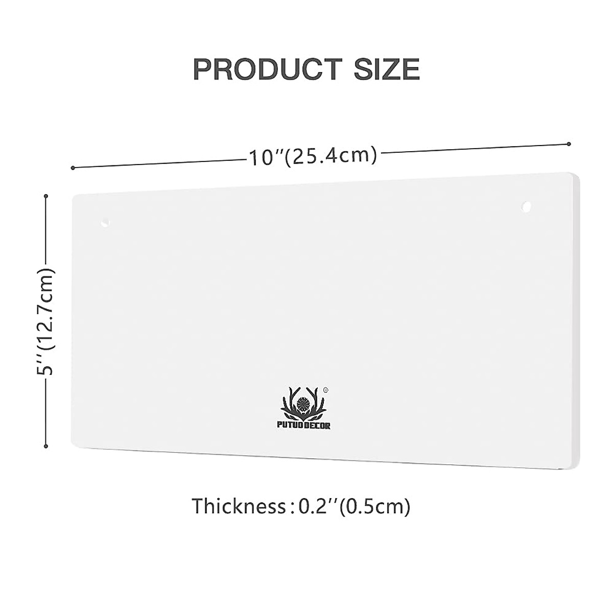 Putuo Decor Little Man Cave Sign, Boys Room Wall Decor for Kids, Toddler Boys, Baby, 10x5 Inches PVC Hanging Plaque Gift (No Girls Allowed Except Mom - 2)