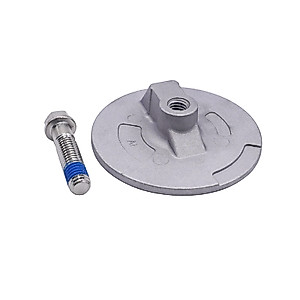 Aluminum Anode Plate Kit 76214Q5 97-76214Q5 Compatible with Mercury/Mariner 35 hp-300 hp outboards,Force 90 and 100 hp outboards