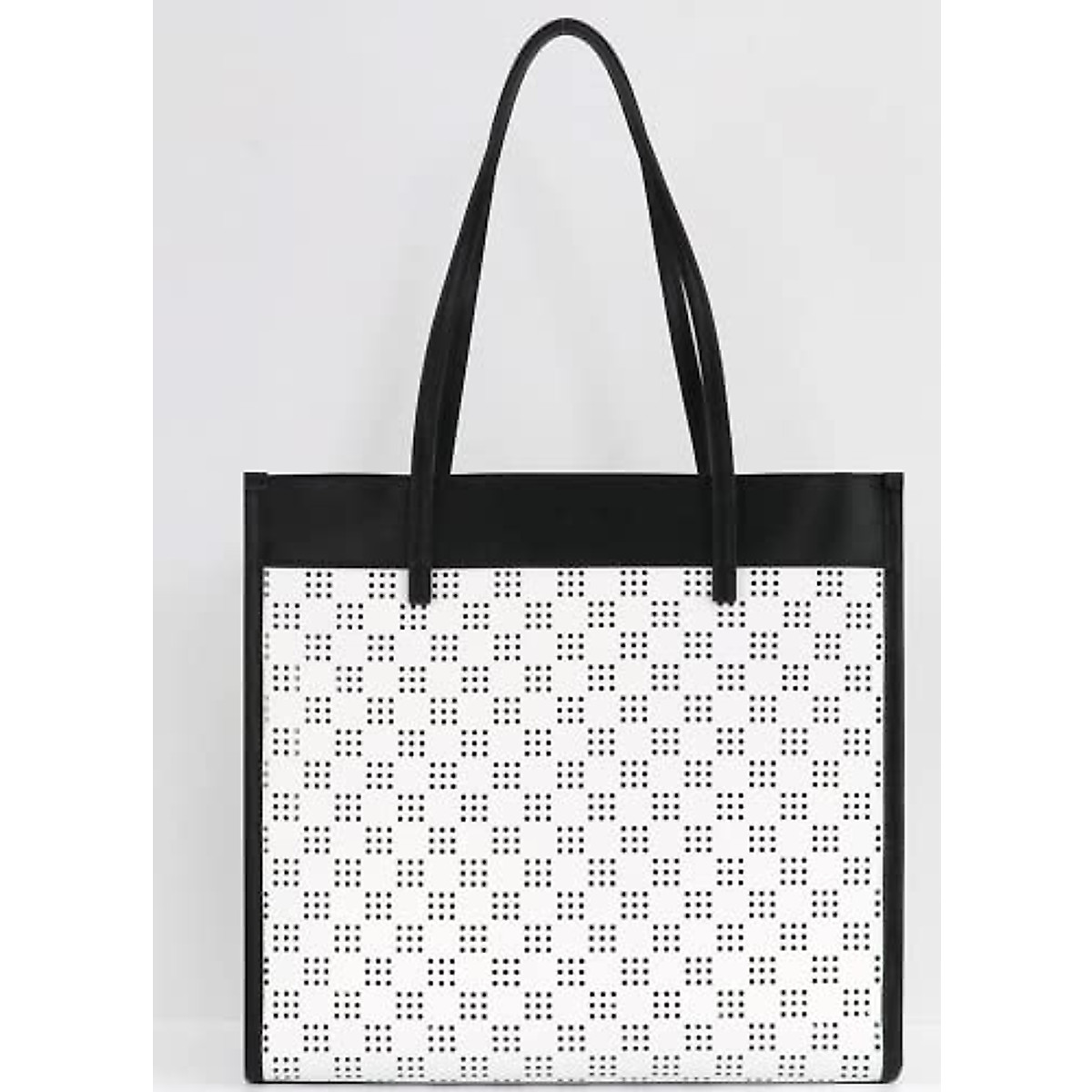 Marc Jacobs The Grind Coated Leather Tote (Cotton Multi)