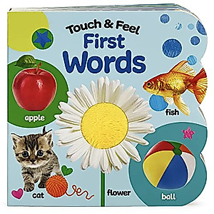 Touch & Feel First Words: Baby & Toddler Touch and Feel Sensory Board Book