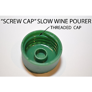 Screw Cap Slow Wine Pourer, Pack of 100