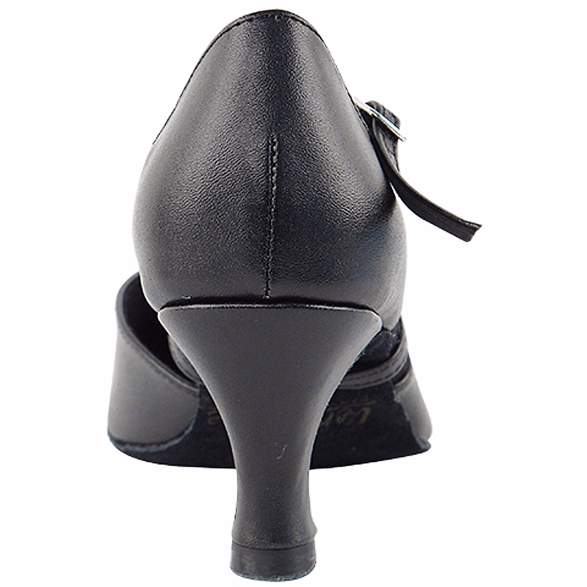 Women's Ballroom Dance Shoes Tango Wedding Salsa Dance Shoes Black Leather 9691EB Comfortable - Very Fine 2.5" Heel 9 M US [Bundle of 5]