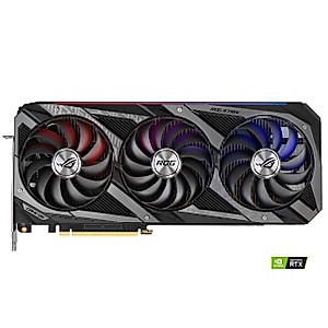 ASUS ROG STRIX NVIDIA GeForce RTX 3080 OC Edition Gaming Graphics Card (PCIe 4.0, 10GB GDDR6X, HDMI 2.1, DisplayPort 1.4a, Axial-Tech Fan Design, 2.9-Slot, Super Alloy Power II, GPU Tweak II)