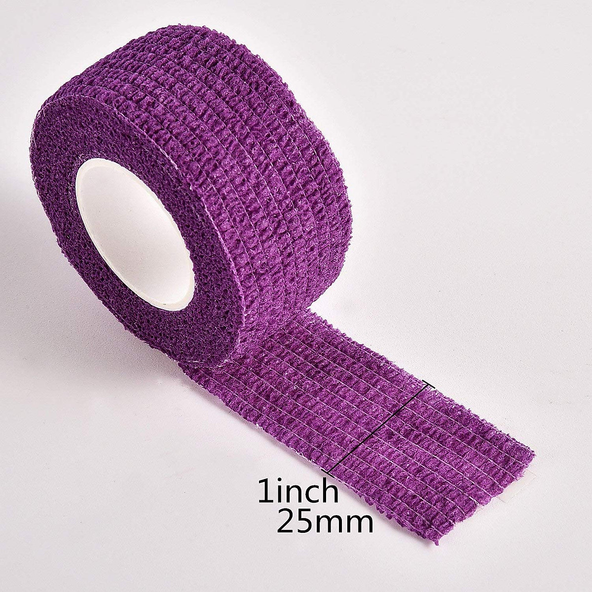 sansheng 12 Pack Self Adherent Cohesive Wrap Bandages, Athletic Tape for Wrist, Ankle, Hand, etc(12 Colors, 1 Inch x 5 Yards)