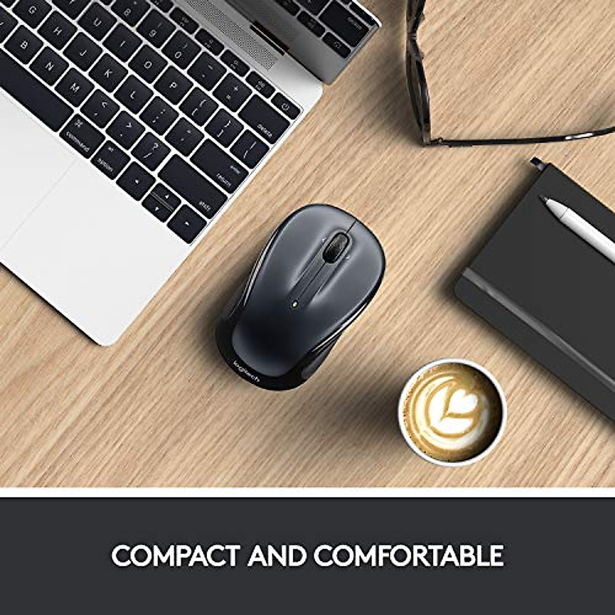 Logitech M325 Wireless Mouse Dark Silver