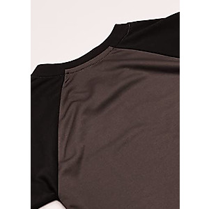 STX Little Boys Muscle Tank and T-shirt Set, Charcoal/Orange-SH55, 5/6