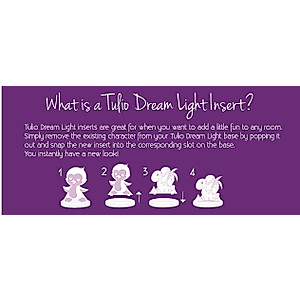 Tulio Bright Butterfly Insert for Dream Light Multi-Use, Multi-Color Night Light