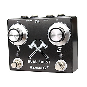 Demonfx Dual Booster with FX Loop Fast US Ship No International Wait Times